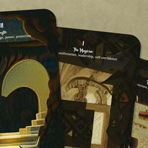 Sacred Letters Art Hebrew Alphabet Major Arcana Oracle - Etsy