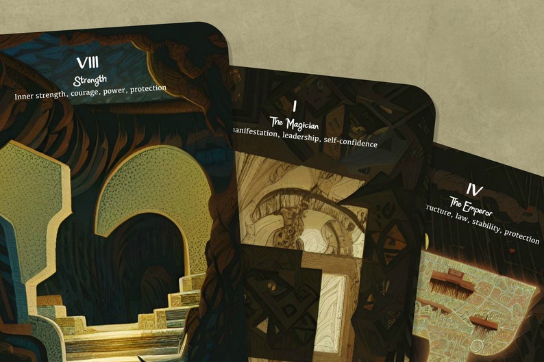 Sacred Letters Art Hebrew Alphabet Major Arcana Oracle - Etsy