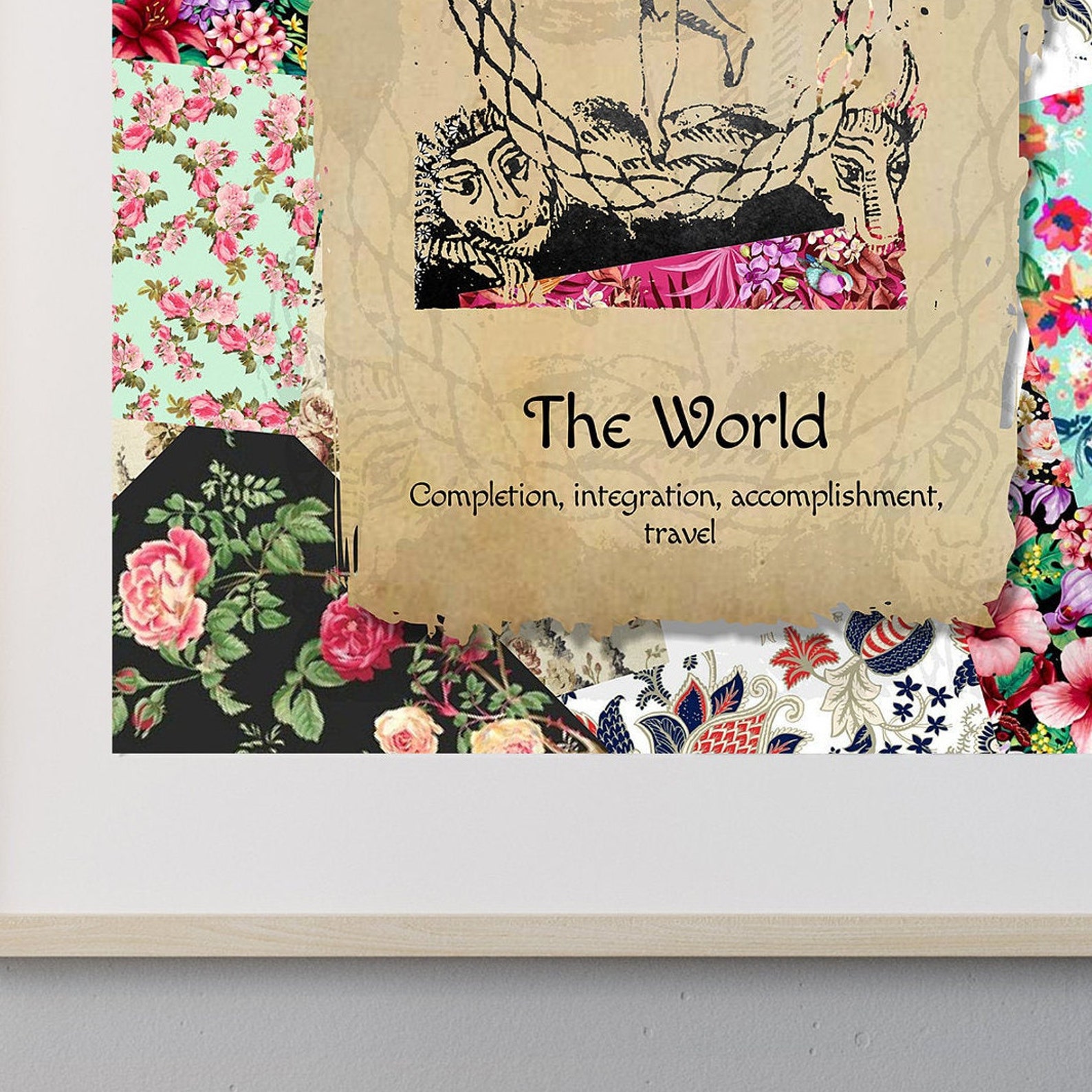 The World Major Arcana Tarot Card Print Ancient Tarot the | Etsy