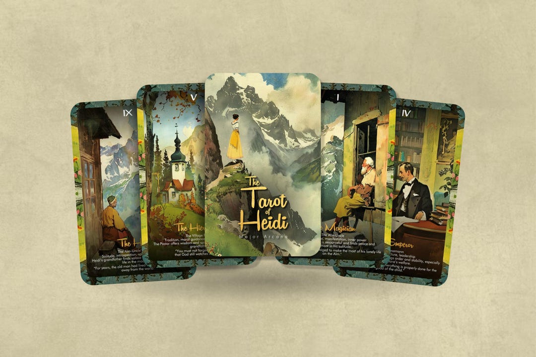 The Tarot of Heidi - 22 Major Arcana - Tarot Deck - Fortune Telling ...