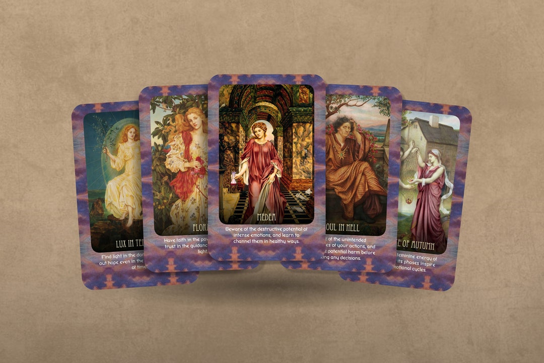 Daughters of the Mist Oracle Cards - Artwork by Evelyn De Moragan - 24 ...