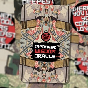 Japanese Wisdom Oracle - 22 Cards - Oracle - Oracle Deck - Proverbs ...