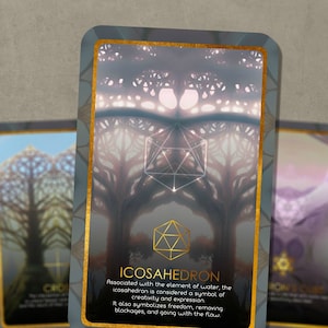 Sacred Geometry Oracle - Sacred Symbols - Oracle Deck - Fortune Telling ...