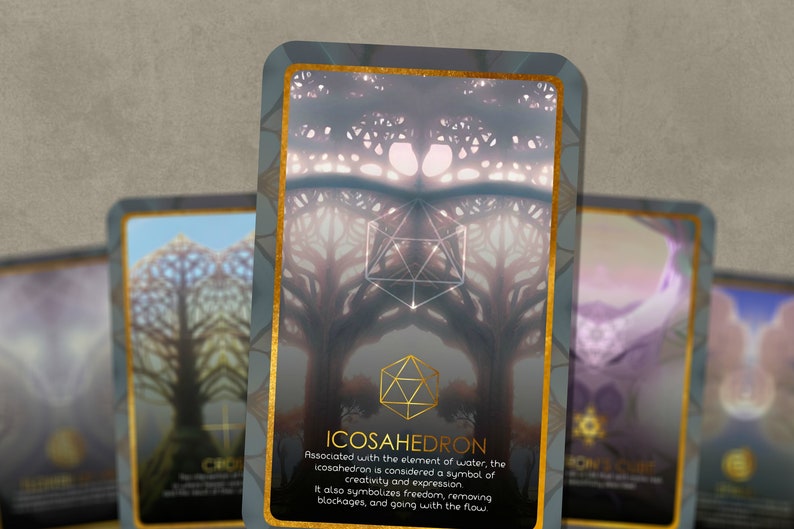 Sacred Geometry Oracle Sacred Symbols Oracle Deck - Etsy