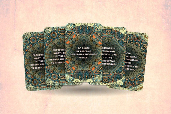 Mahatma Gandhi Oracle 22 Cards Oracle Oracle Deck - Etsy