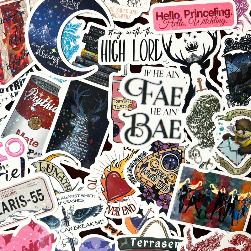 Romantasy Laptop Stickers - Etsy