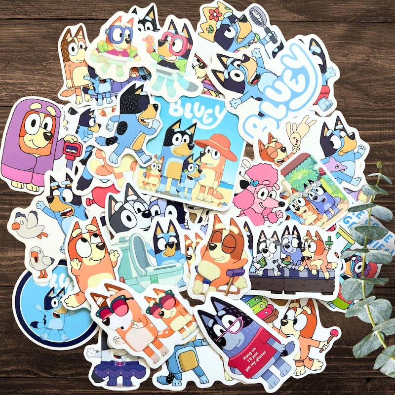 Bluey Sticker Pack - Etsy