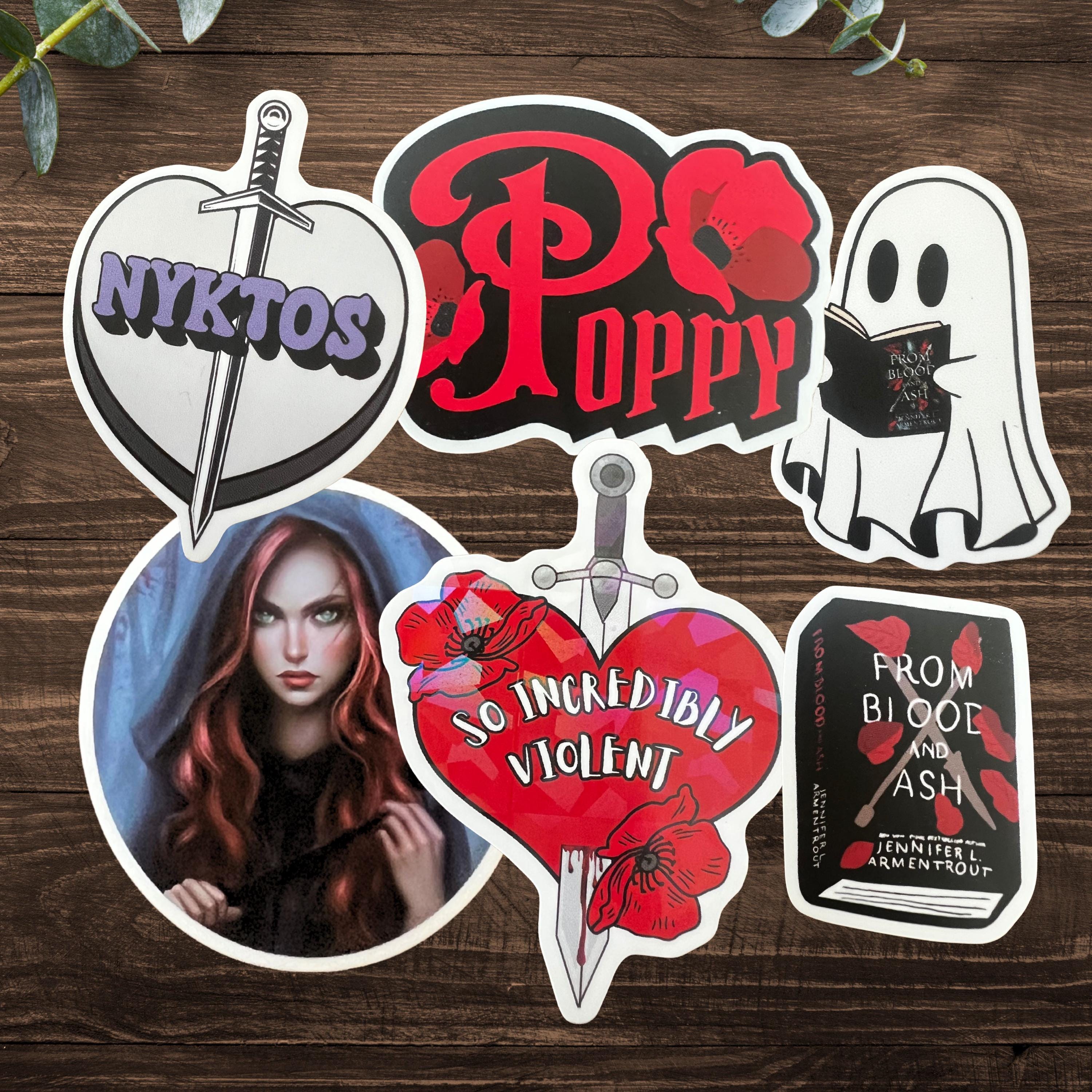 From Blood & Ash Stickers | Kindle Decals Inspired by Kingdom of Flesh ...