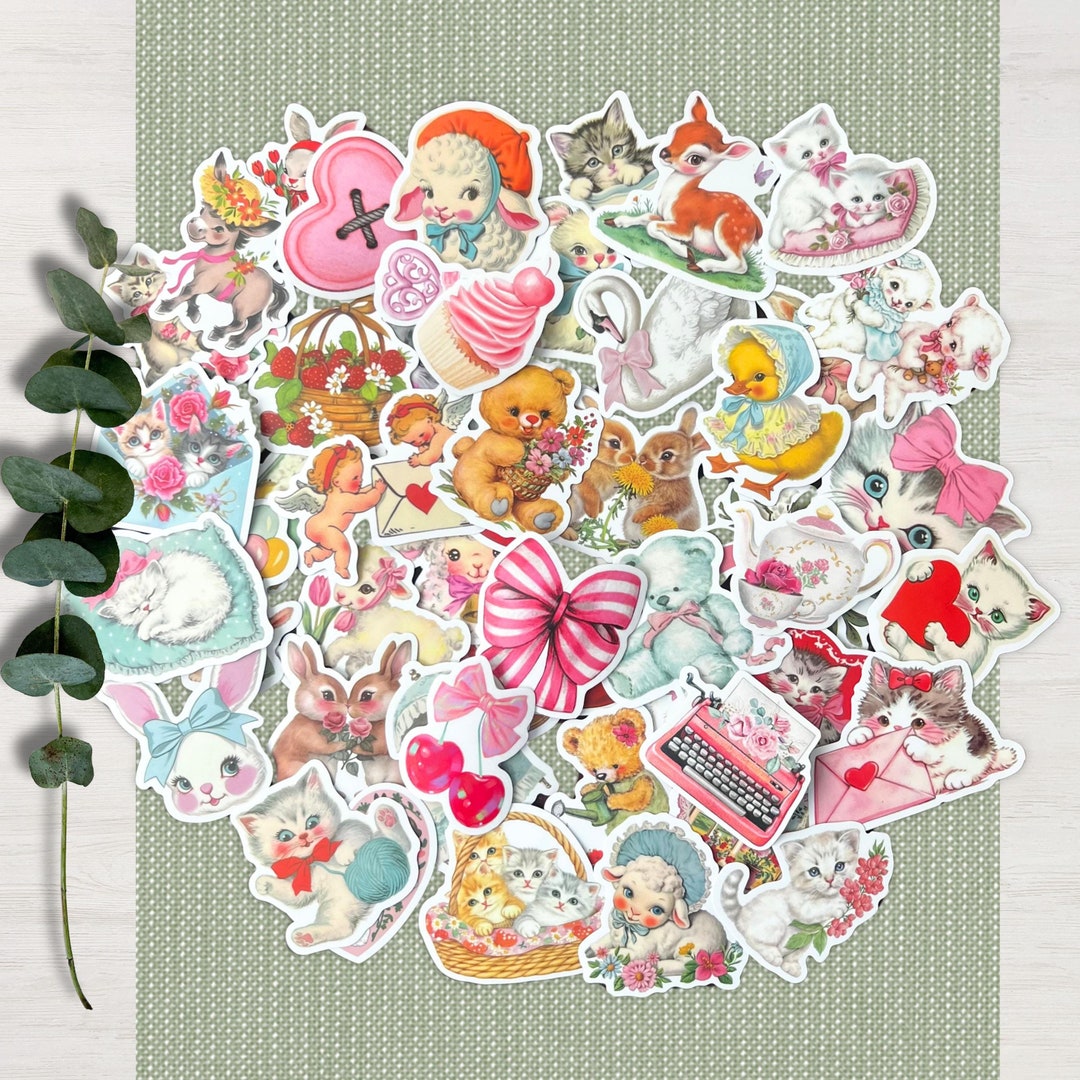 Coquette Aesthetic Stickers Pack Waterproof Vinyl Decals for Kindle ...
