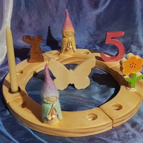 16 Hole Celebration/birthday Ring. Waldorf Steiner. - Etsy