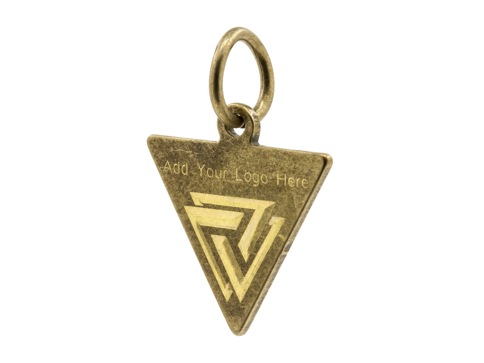 Mechanical Engraved Triangular Tag, Custom Logo Tag, Steel Made Metal ...