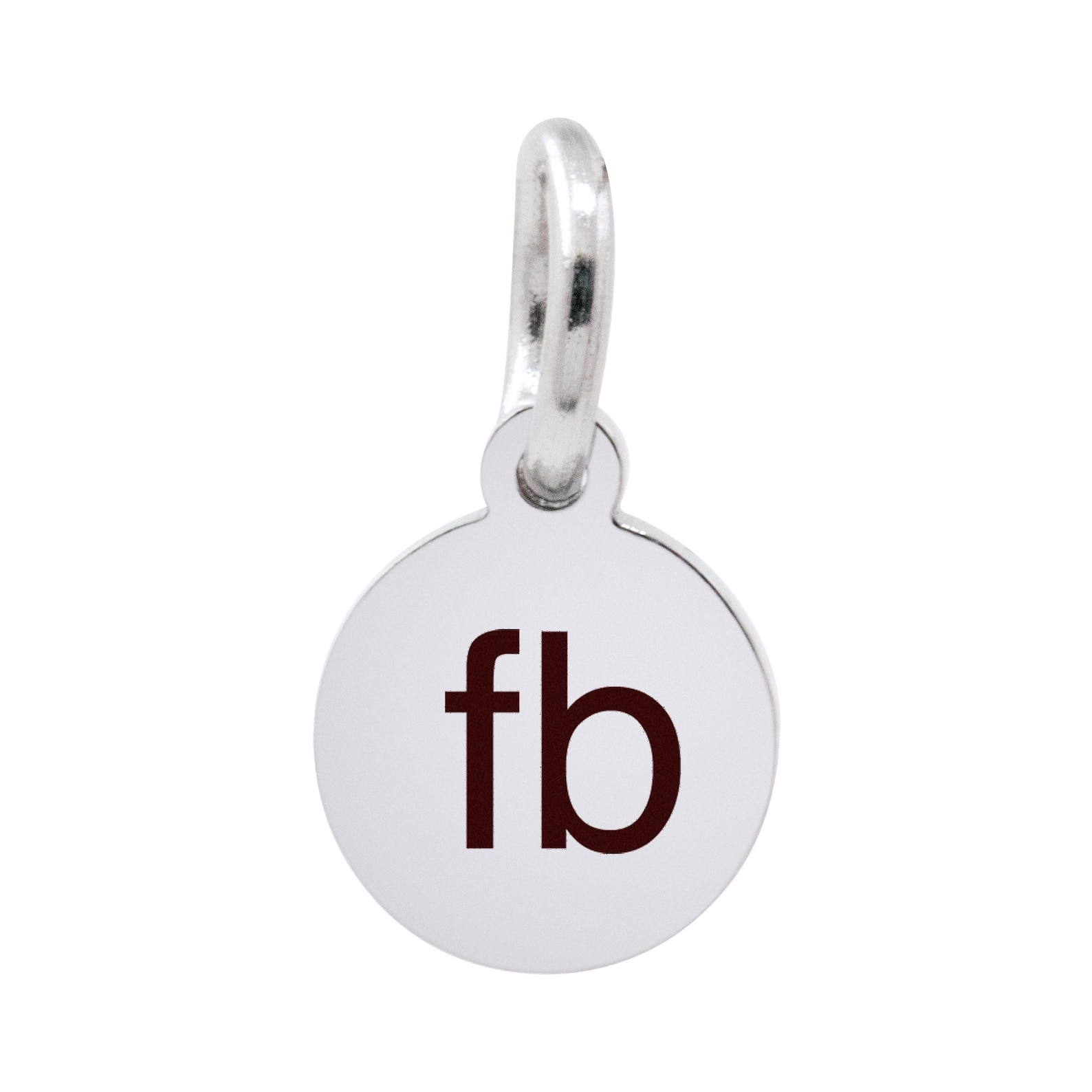 Custom Metal Tag, Laser Engraved Logo on Round Tag, 6MM Stainless Steel ...