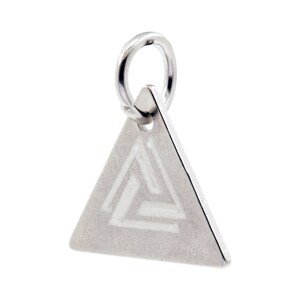 Mechanical Engraved Triangular Tag, Custom Logo Tag, Steel Made Metal ...