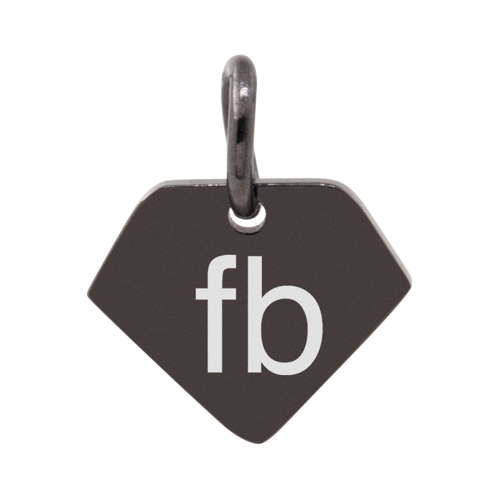 Diamond Shape Stainless Steel Jewelry Tag Custom Logo Laser - Etsy