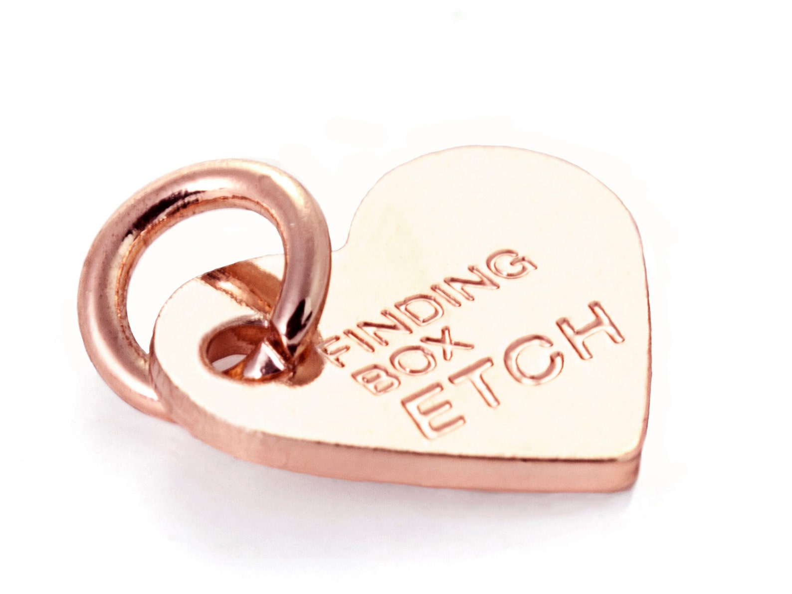 Custom Logo Etched Metal Jewelry Tag Heart Shape Tags Brass - Etsy