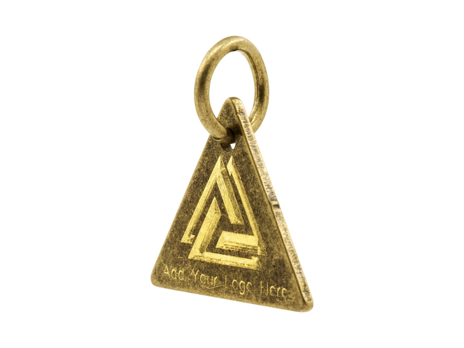 Mechanical Engraved Triangular Tag, Custom Logo Tag, Steel Made Metal ...