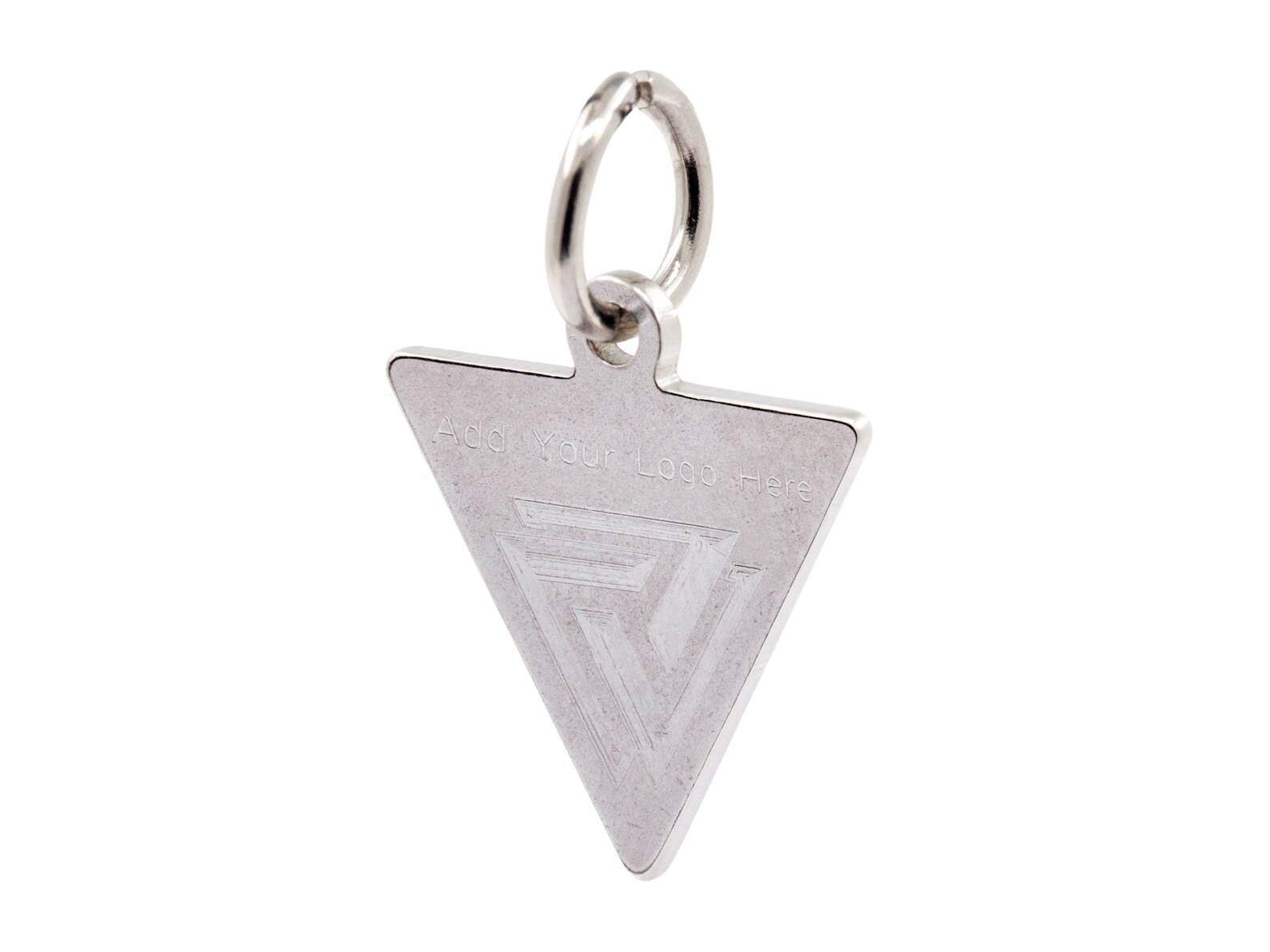 Mechanical Engraved Triangular Tag, Custom Logo Tag, Steel Made Metal ...