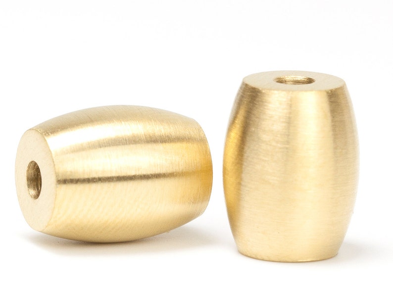 Matte Gold Olive Rice Stainless Steel Beads Spindle Beads - Etsy