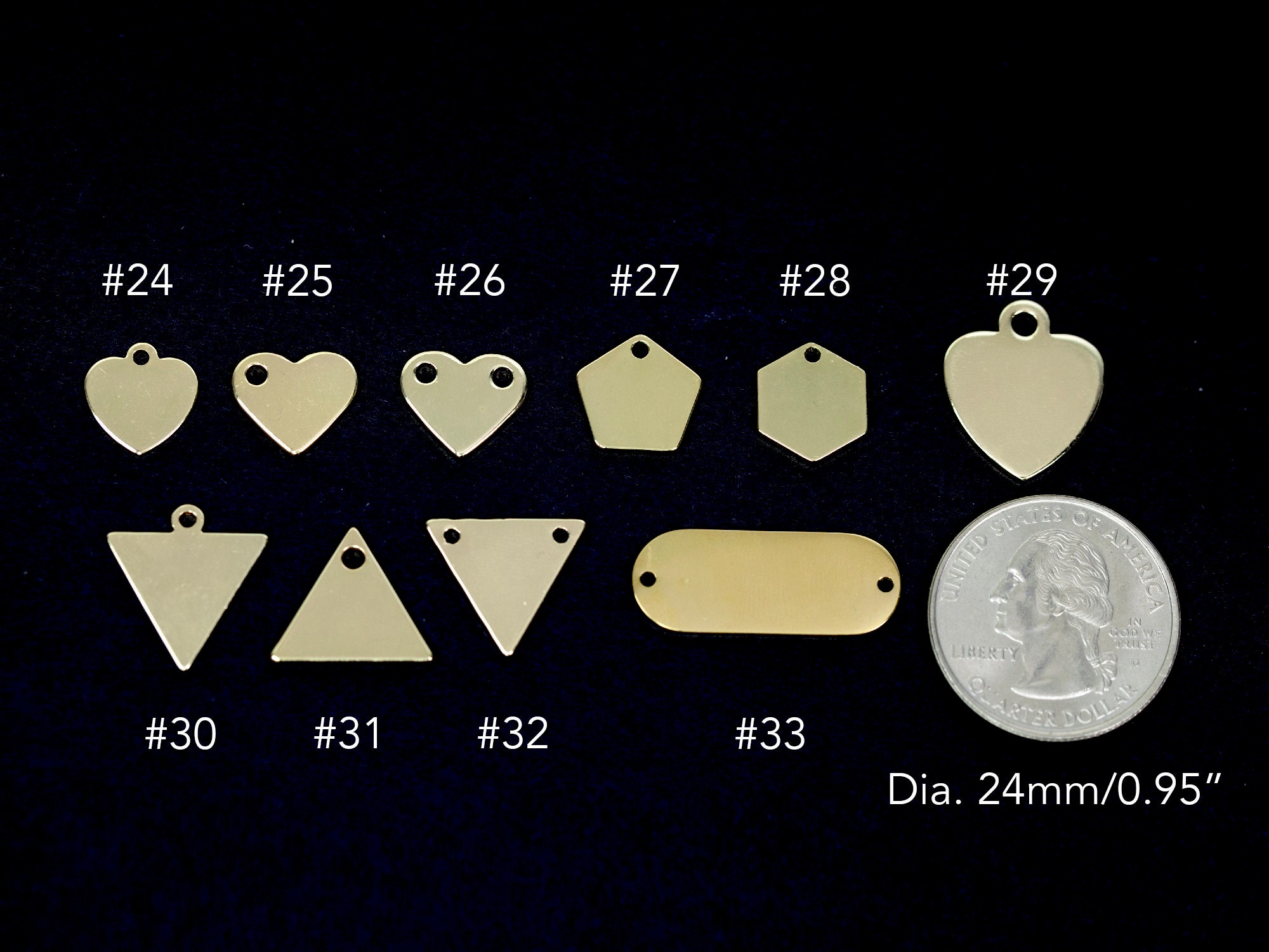 Custom Jewelry Tags Sample of Engraved Metal Jewelry Tags - Etsy Singapore