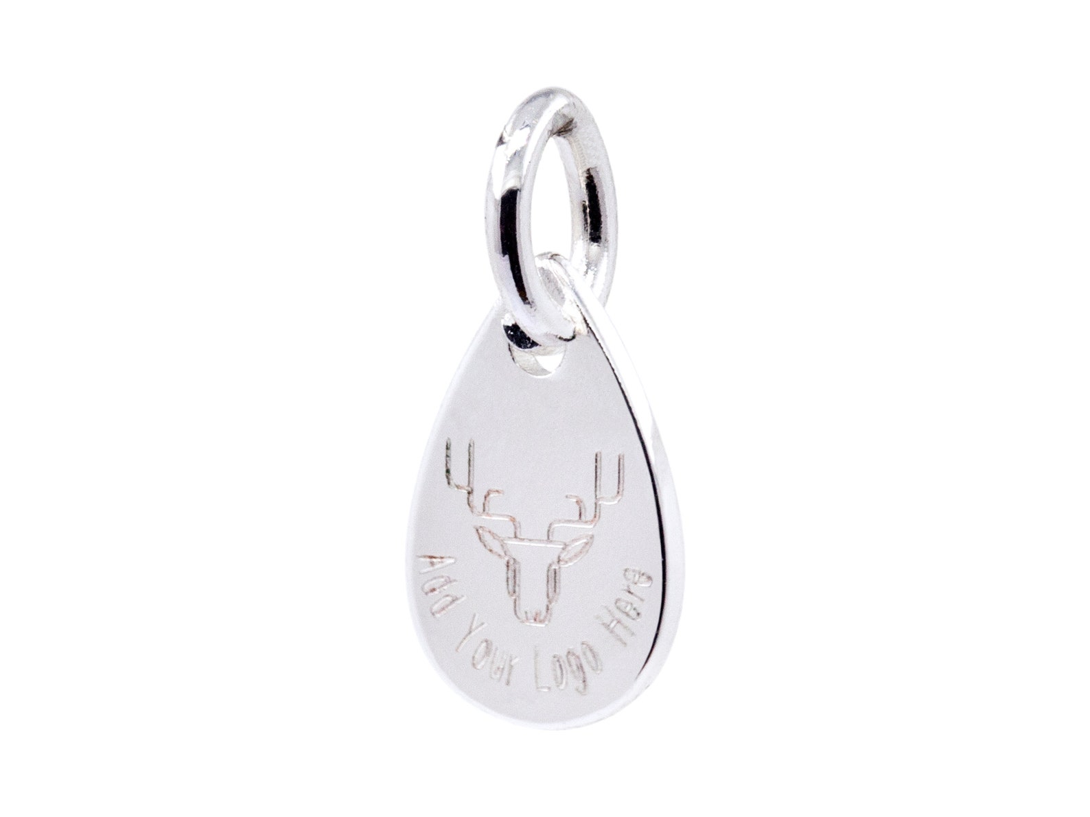 Mechanical Engraved Water Drop Tag, Custom Logo Tag, Steel Made Metal ...