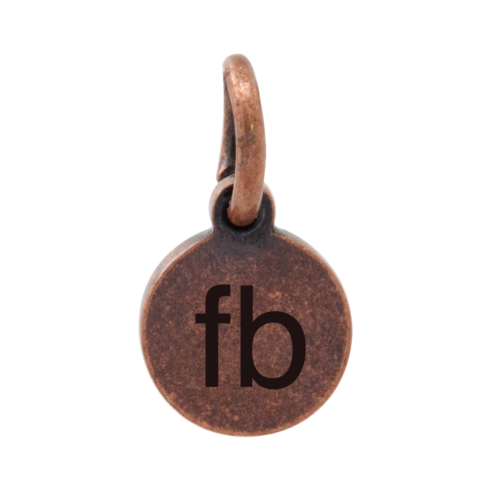 Custom Metal Tag, Laser Engraved Logo on Round Tag, 6MM Stainless Steel ...