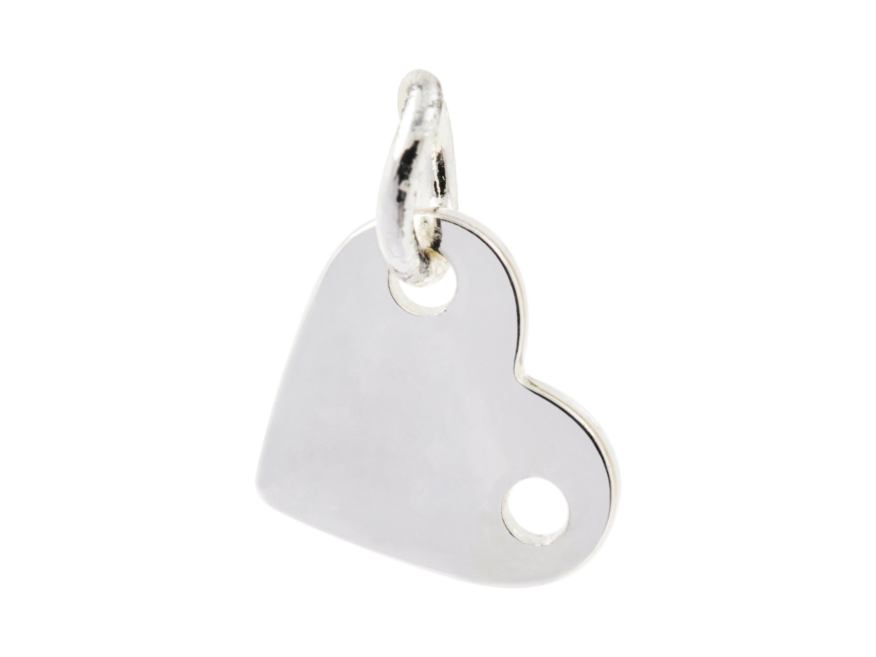 12x10mm Blank Metal Tag for Stamping Brass Based Double Loop | Etsy