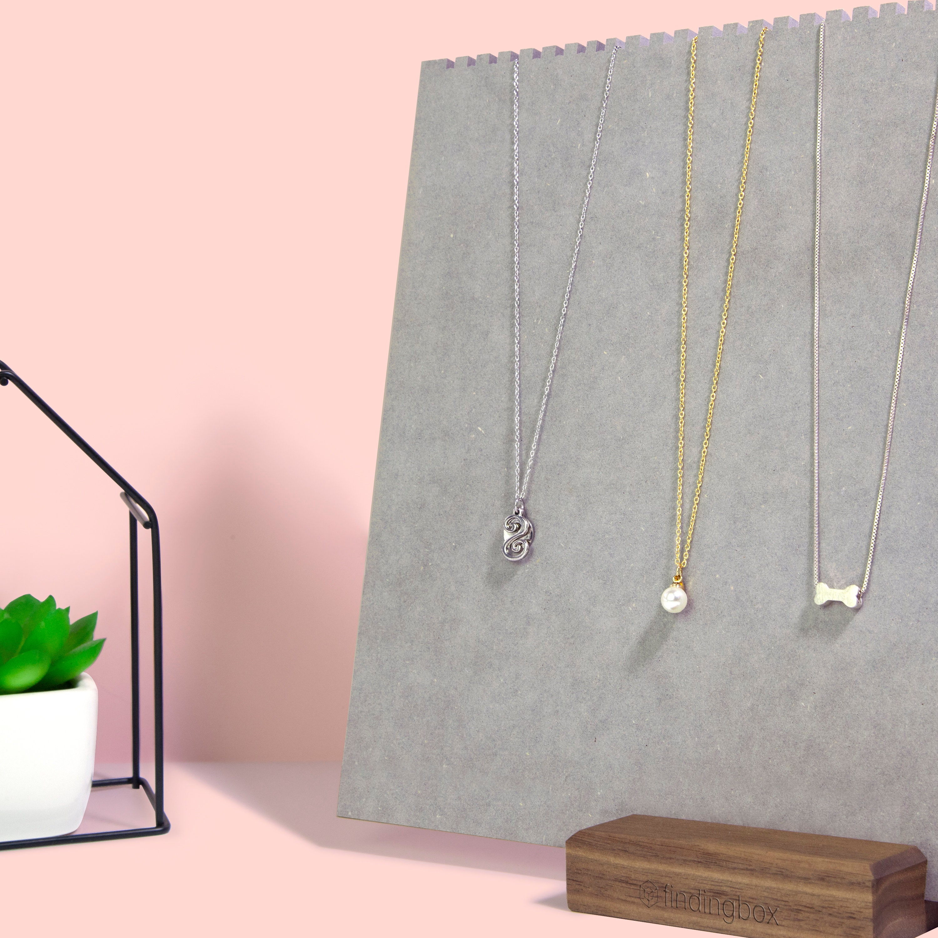 Custom Jewelry Display Logo Engraved Printed Walnut Wooden | Etsy