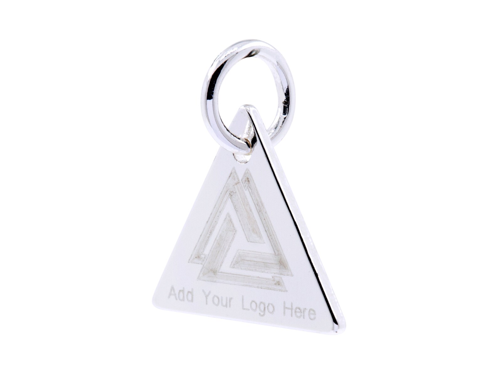Mechanical Engraved Triangular Tag, Custom Logo Tag, Steel Made Metal ...