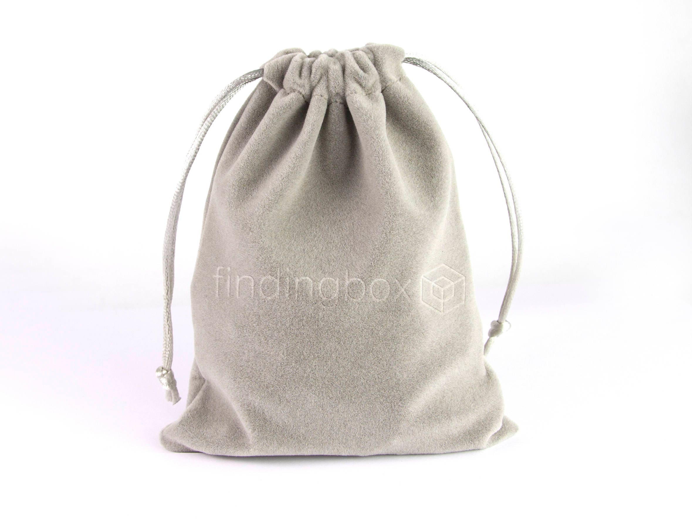 Custom Velvet Jewelry Pouch, Emboss Gift Bags With Logo, Personalized ...