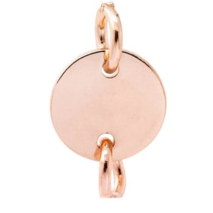 10mm Double Loop Tag, Brass Based Blank Stamping Tag, Round Blank Disc ...