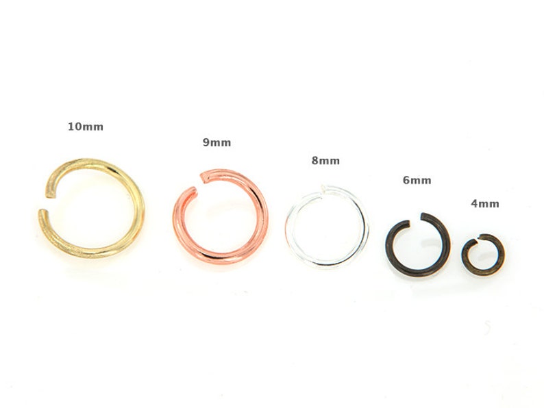 6mm Jump Rings, Thread Dia. 0.8mm, Pkg of 100 PCS, F0RE.P100 DBF - Etsy
