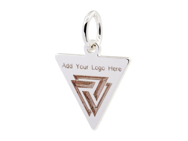 Mechanical Engraved Triangular Tag, Custom Logo Tag, Steel Made Metal ...