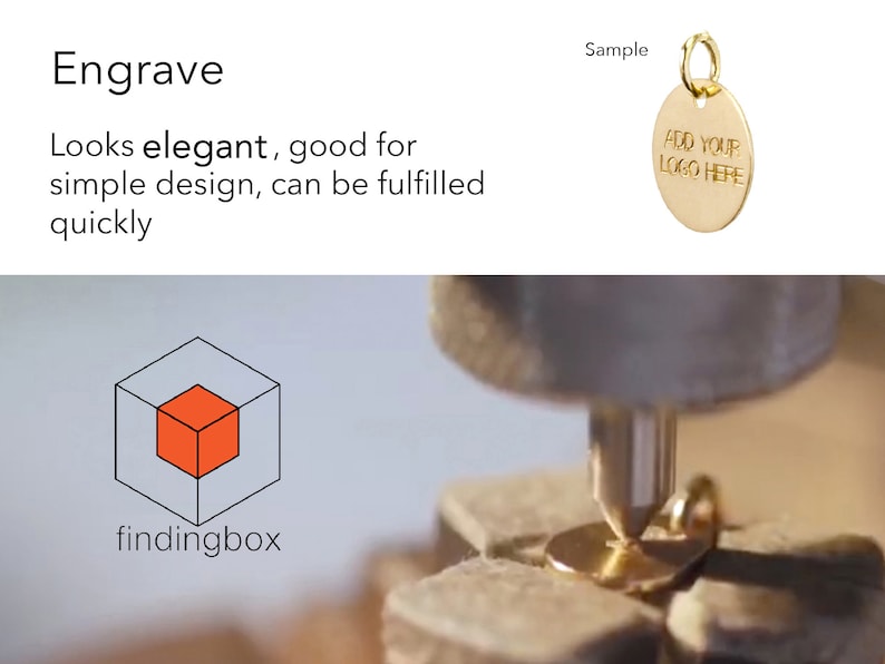 Custom Jewelry Tags Sample of Engraved Metal Jewelry Tags - Etsy