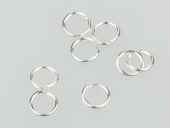 925 Sterling Silver Jump Rings 5mm Pkg of 10 Pcs - Etsy