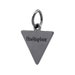 Custom Logo Etched Triangle Tag, Personalized Metal Hanging Tag, Steel ...
