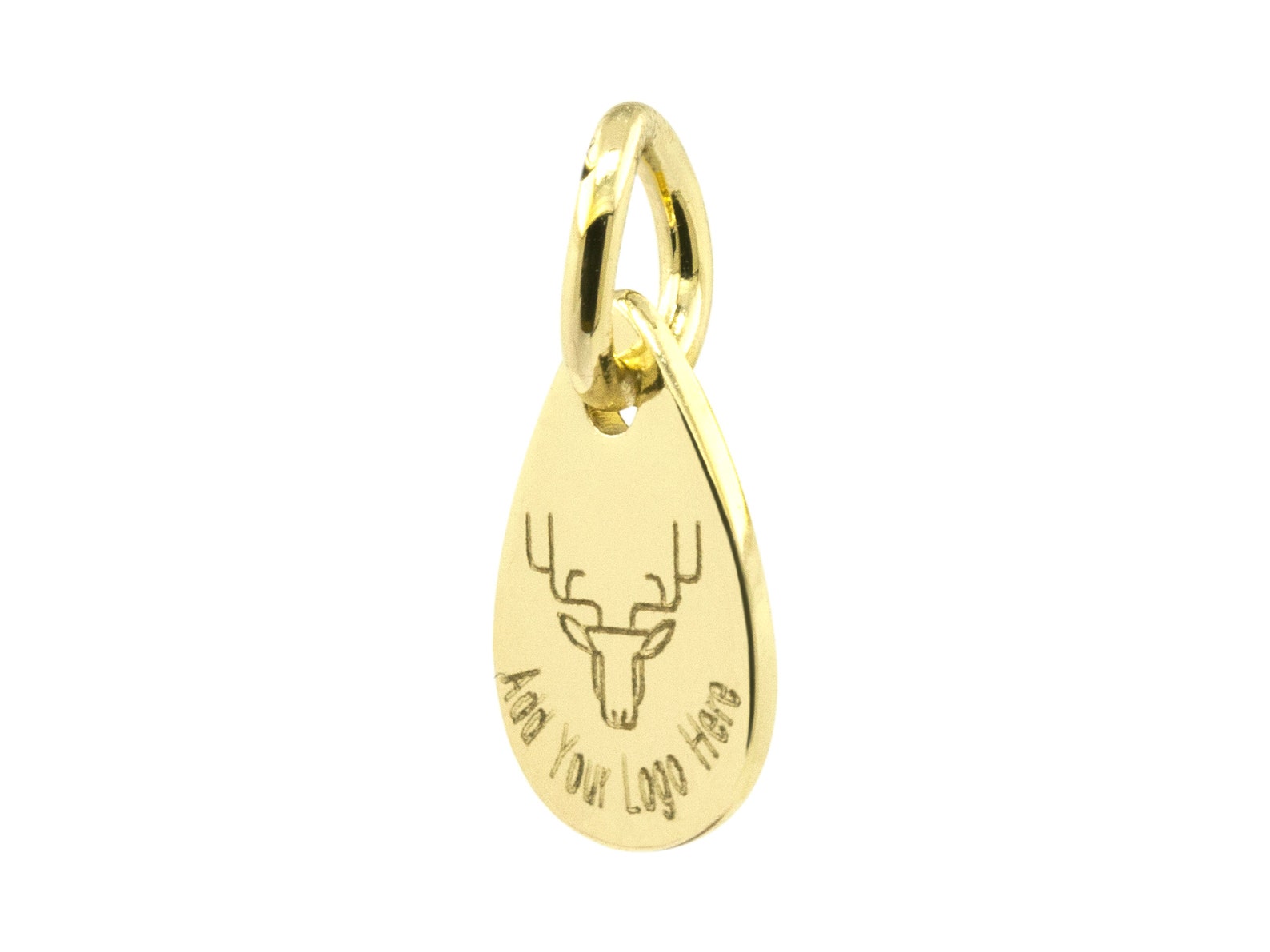 Mechanical Engraved Water Drop Tag, Custom Logo Tag, Steel Made Metal ...