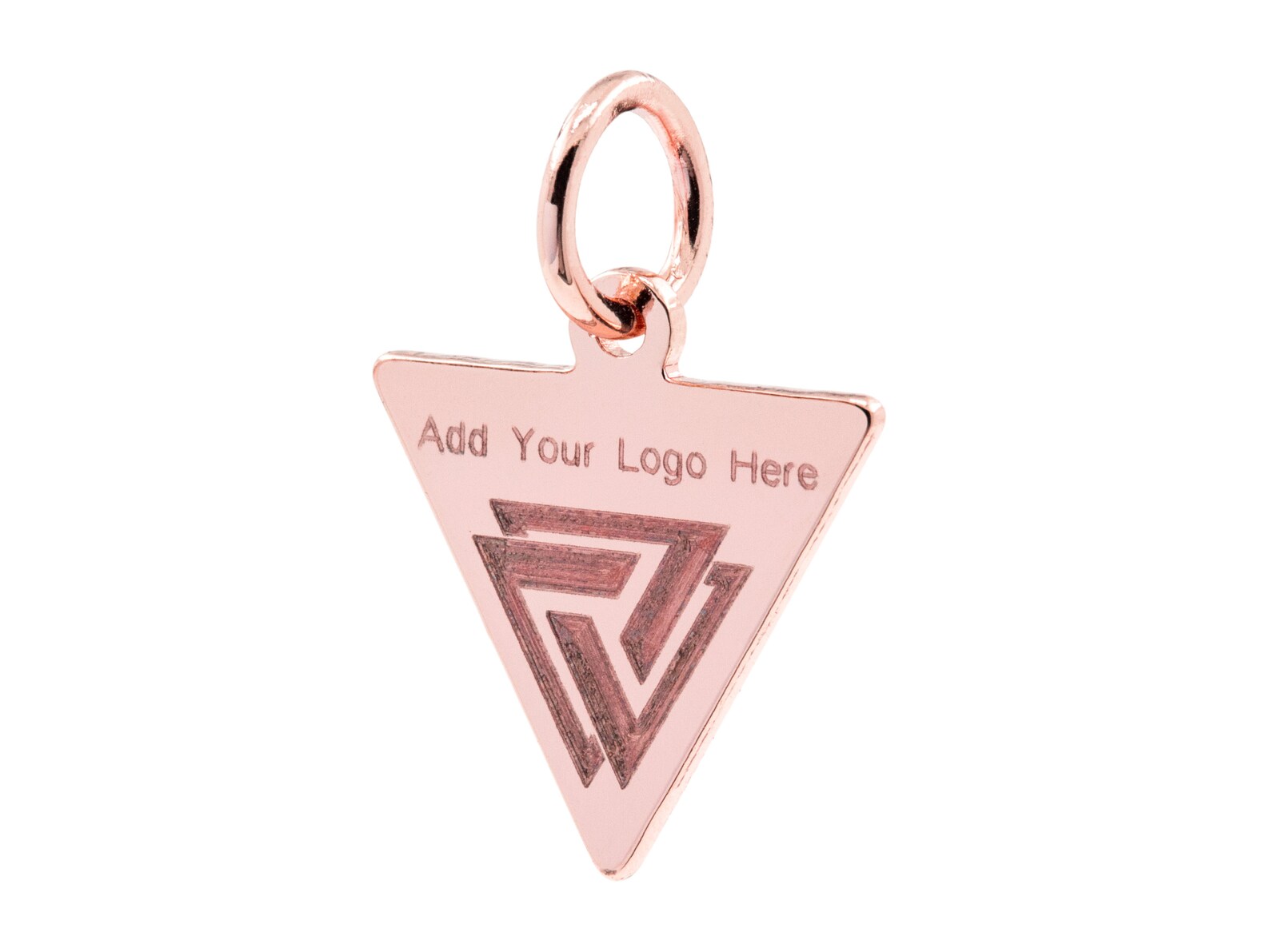 Mechanical Engraved Triangular Tag, Custom Logo Tag, Steel Made Metal ...