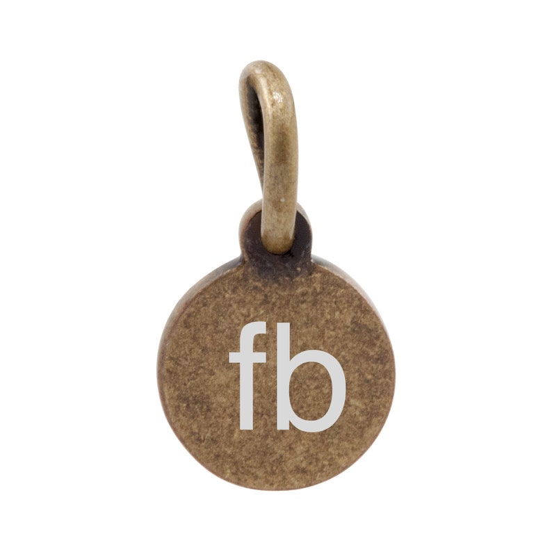 Custom Metal Tag, Laser Engraved Logo on Round Tag, 6MM Stainless Steel ...