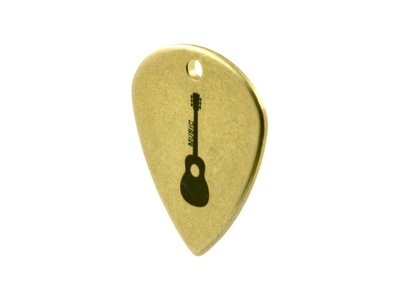 Custom Guitar Picks Brass Made Metal Guitar Picks Laser | Etsy