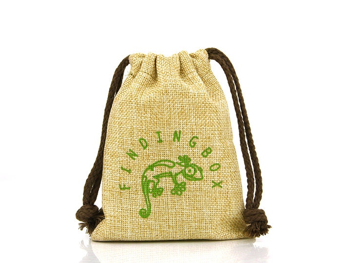 Faux Gunny Bag With Double Top Drawstring Custom Jewelry - Etsy