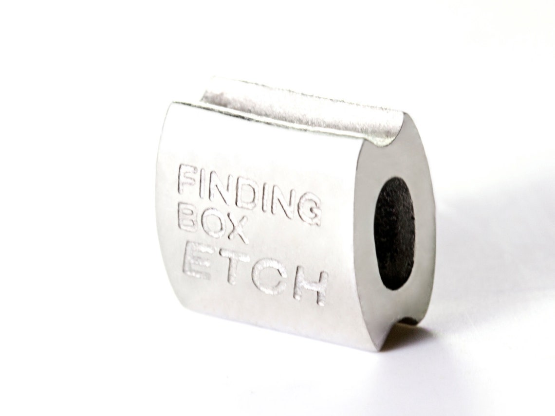 Custom Etched on Stainless Steel Bead for Adjustable Sliding Square ...