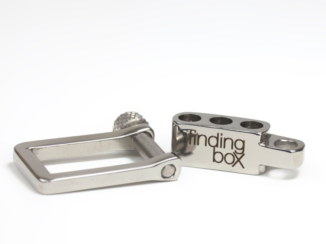 Custom Laser Engraving on Adjustable Stainless Steel Shackle, Paracord ...