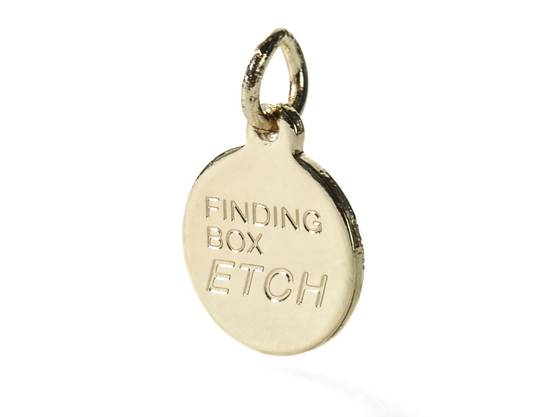 Custom Metal Jewelry Tag, Logo Etched on Round Disc Tags Sequins ...