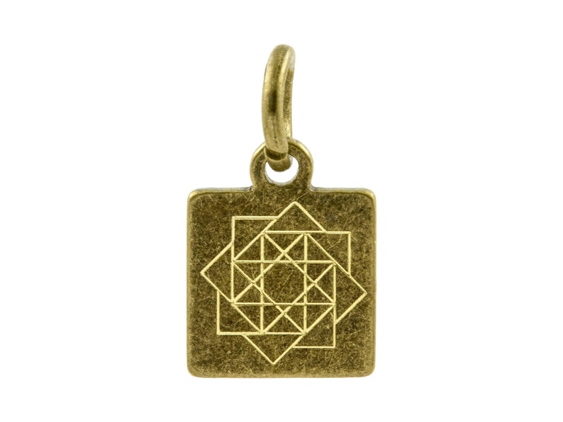 Mechanical Engraved Square Tag Custom Logo Tag Steel Made | Etsy