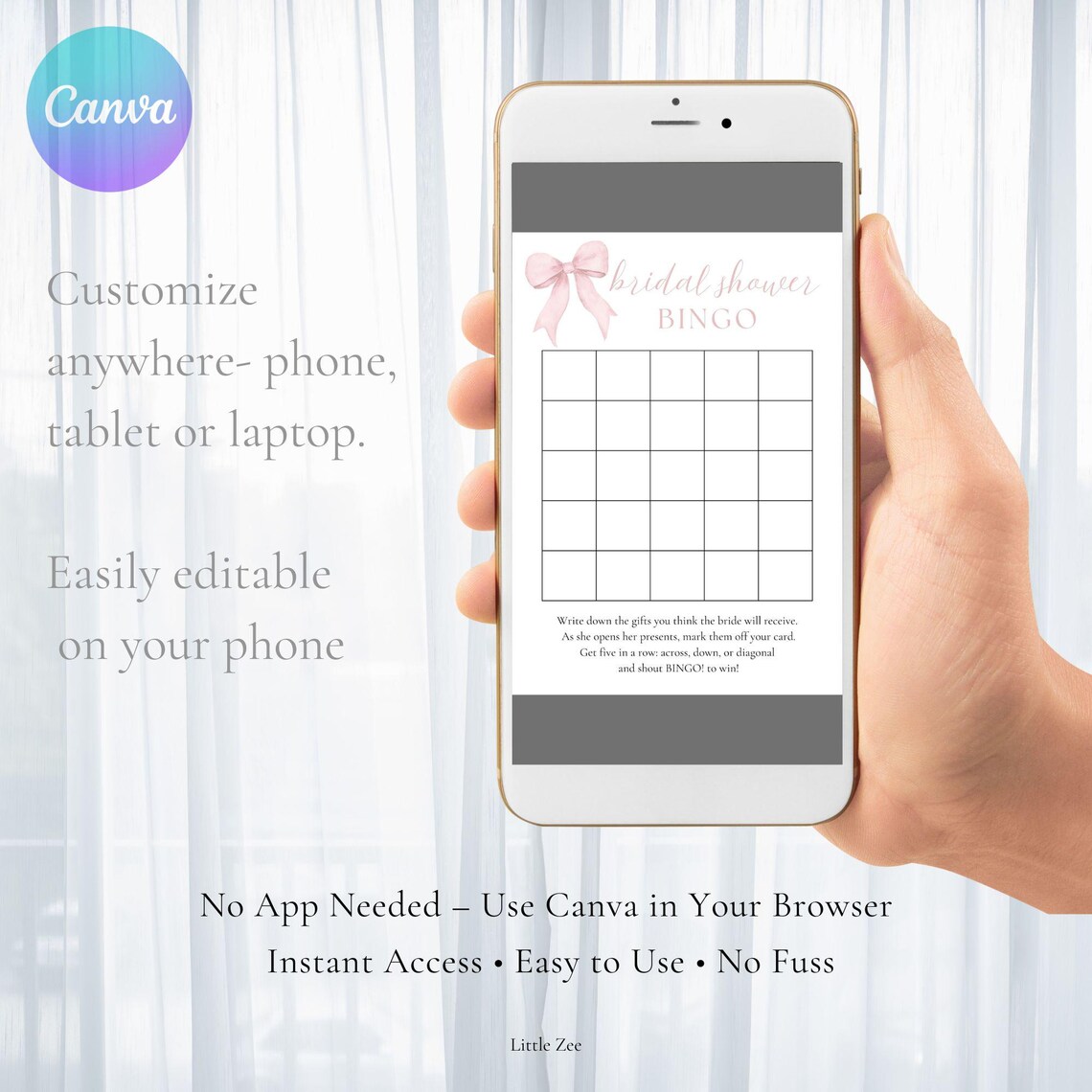 Coquette Bridal Shower Games Bundle: 30 Pink Bow Printable Activities ...