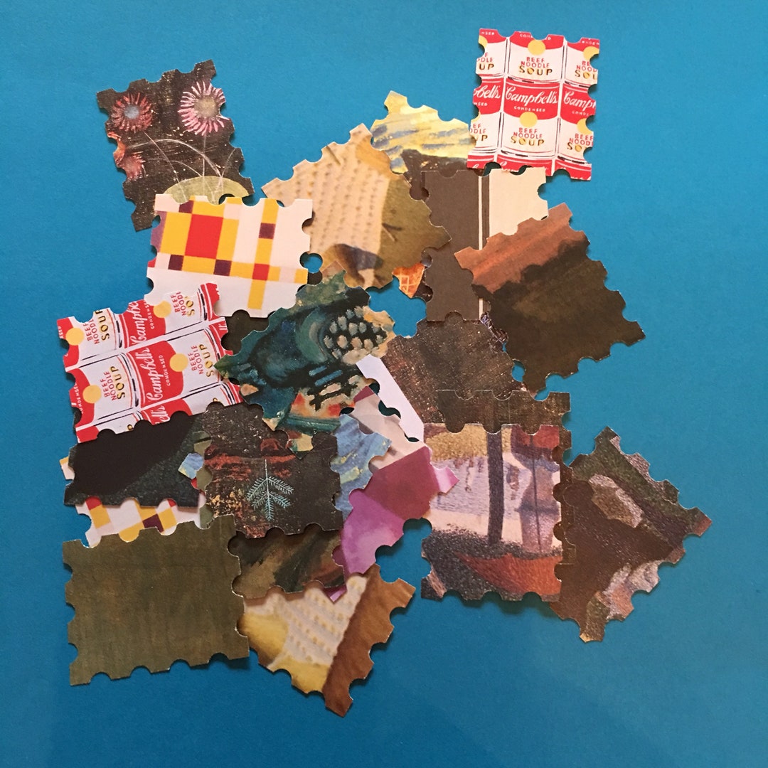 Art Lover Stamp Shaped Punches | Paper Punches, 20+ | Two Lots - Etsy