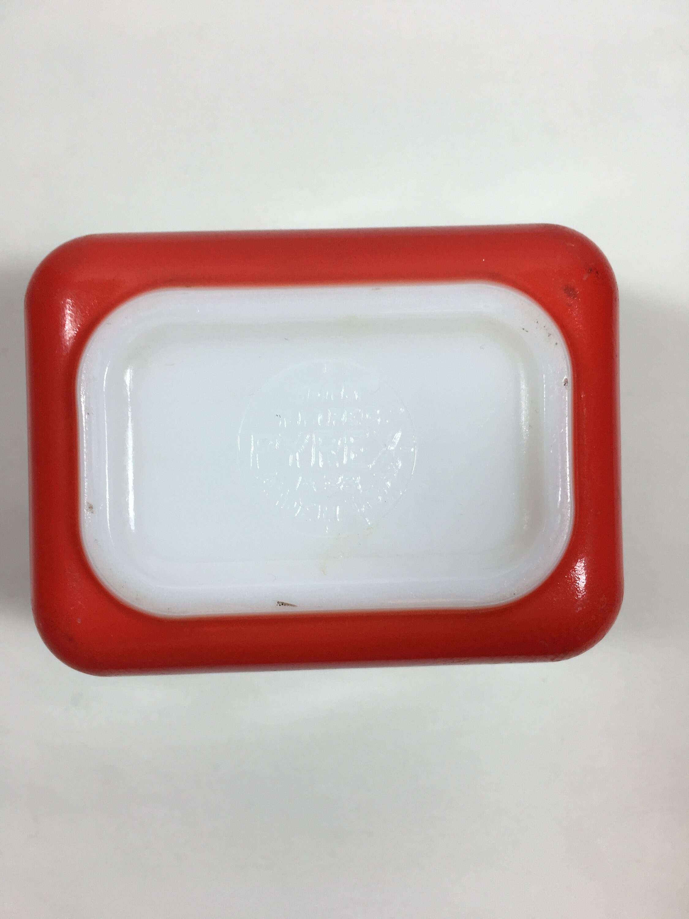 2 Vintage Pyrex Refrigerator Storage Dishes | Set of Two | Red Colored ...