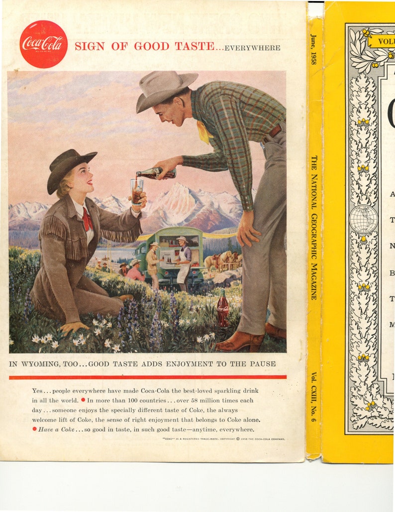 1961 Oct Authentic Coca-cola Magazine Advertisement Vintage National ...
