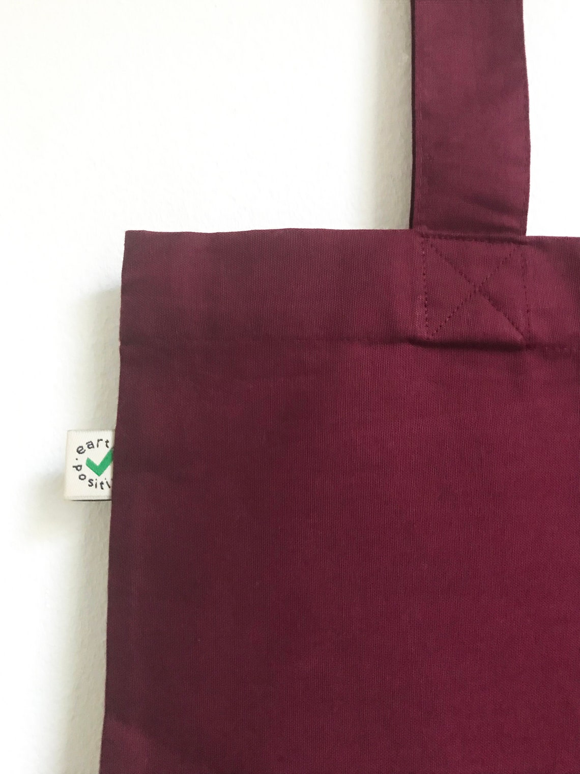 Gold Dragonfly Bag Organic Cotton Tote Bag Burgundy Red With - Etsy