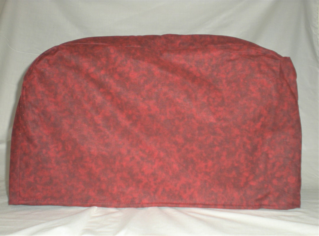 Toaster Oven Cover - Burgundy/garnet Print Fabric - Appliance Cover - Etsy